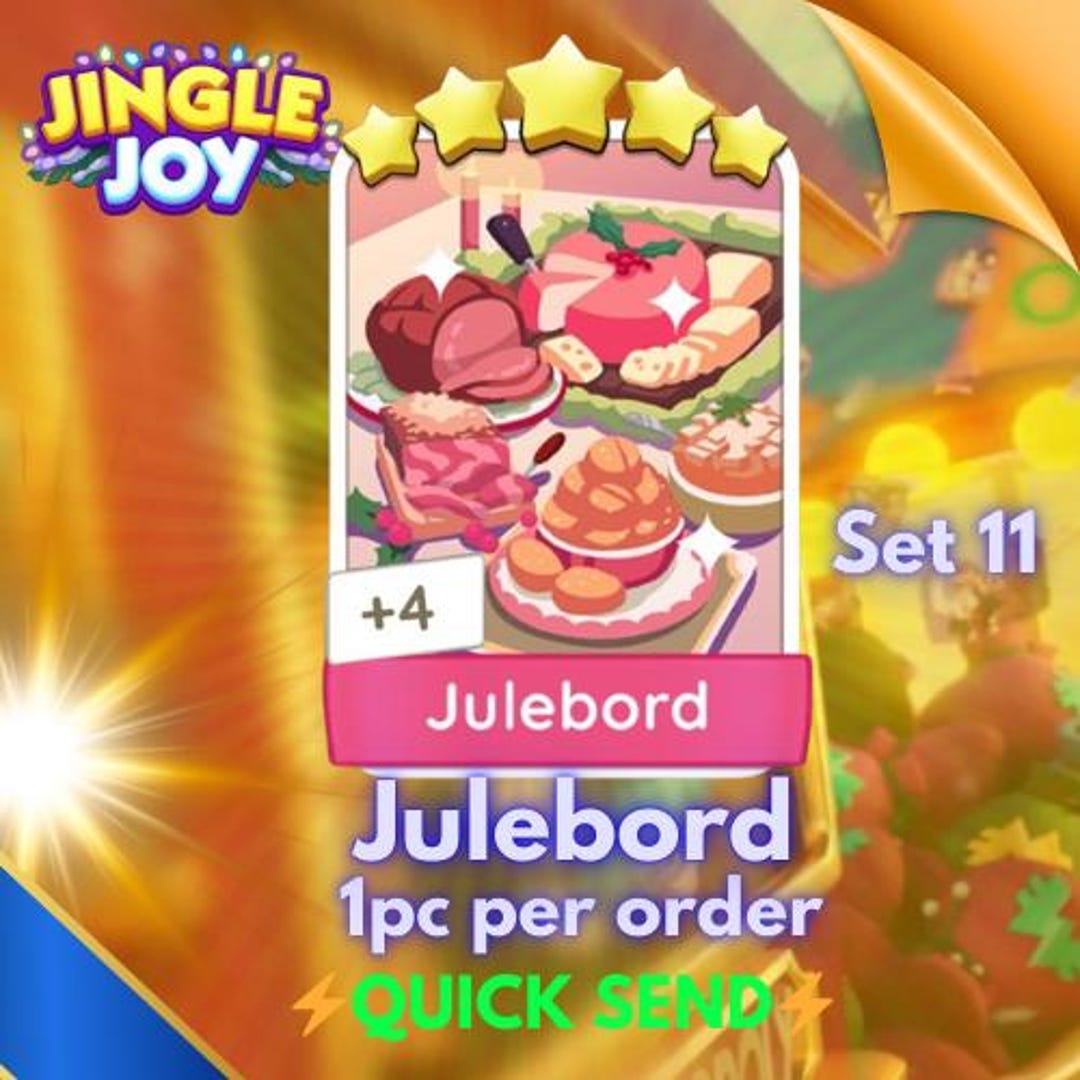 MONO GO 5S STICKER Set 11 Julebord - Etsy