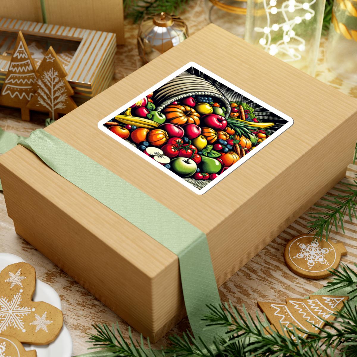 Cornucopia Kiss-cut Stickers - Fall Harvest Autumn Decorations ...