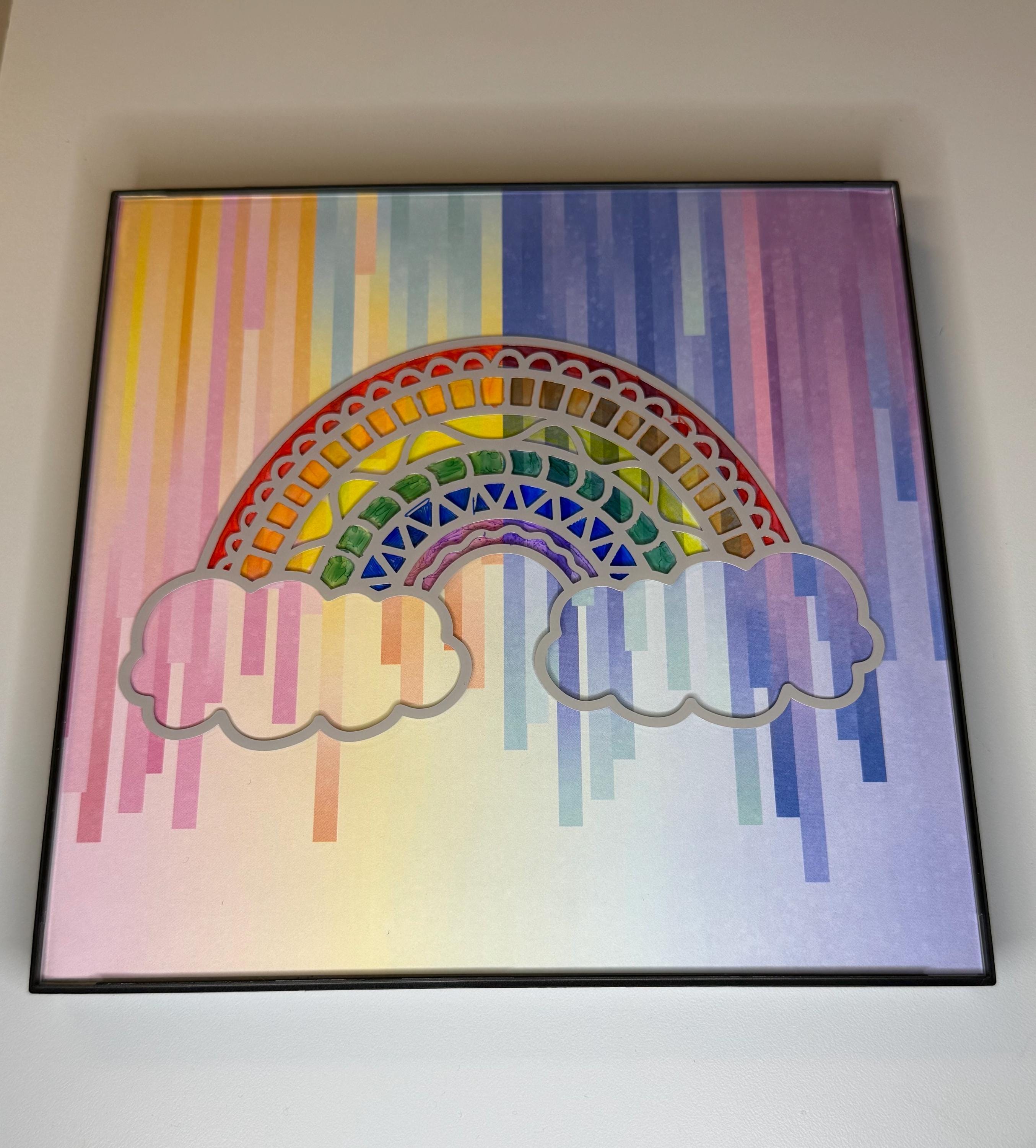 Colorful Rainbow Wall Hanging Art - Etsy
