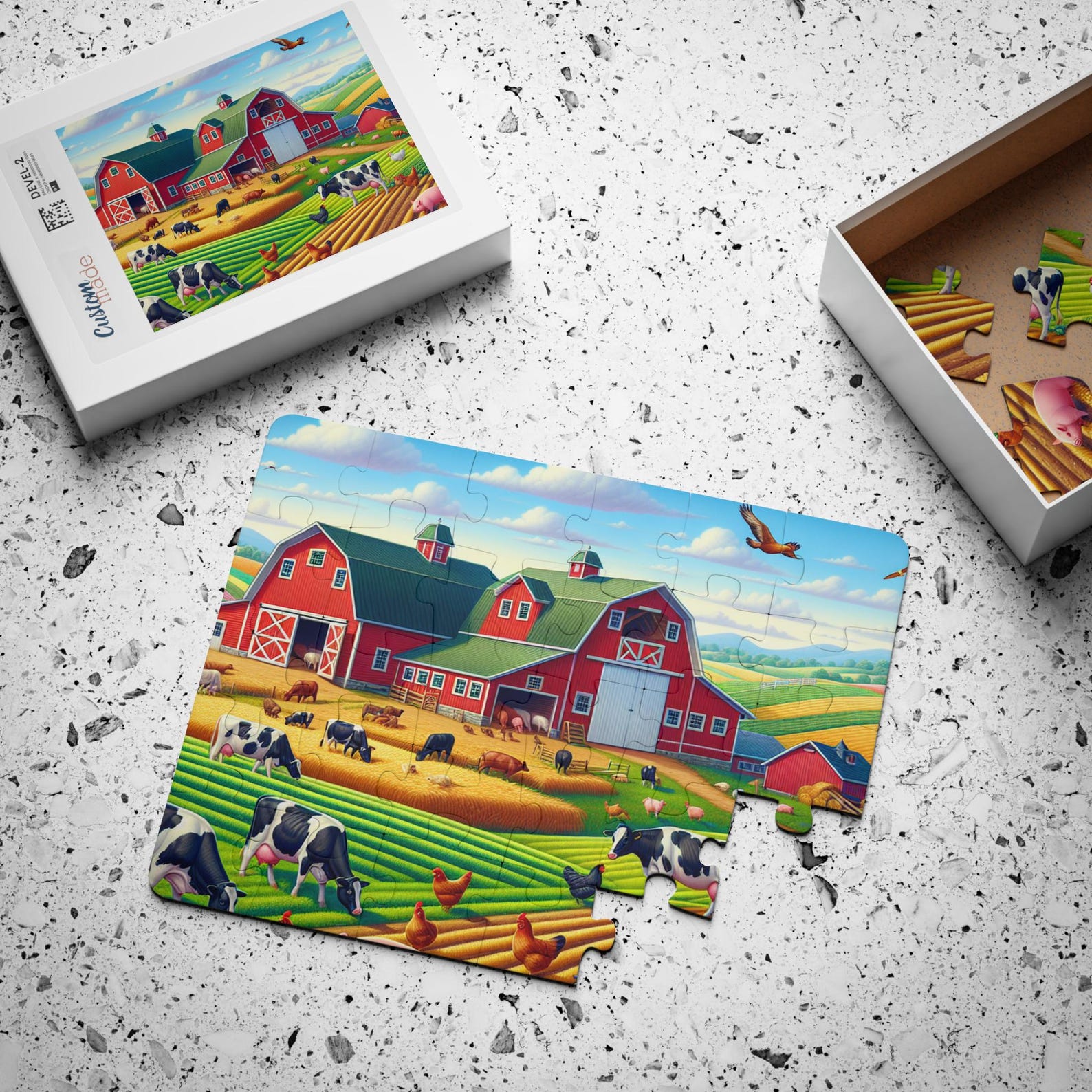 Kids' Puzzle, 30-piece - Farmland Fun, Educational Toy, Farm Animals ...