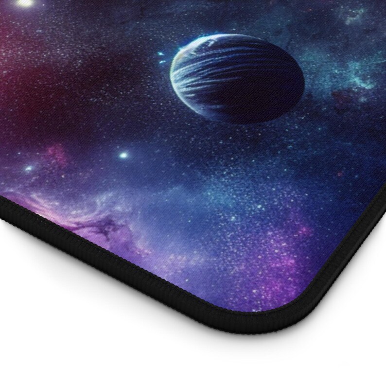Galaxy Desk Mat: Vibrant Space Mouse Pad, Astronomy Decor - Etsy