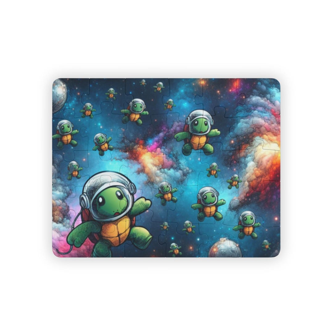 Kids' Puzzle, 30-piece - Space Turtles Fun Educational Activity Game ...