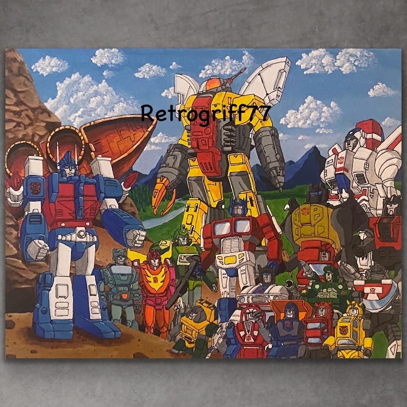 Transformers Autobots G1 Art Print (digital Download) - Etsy