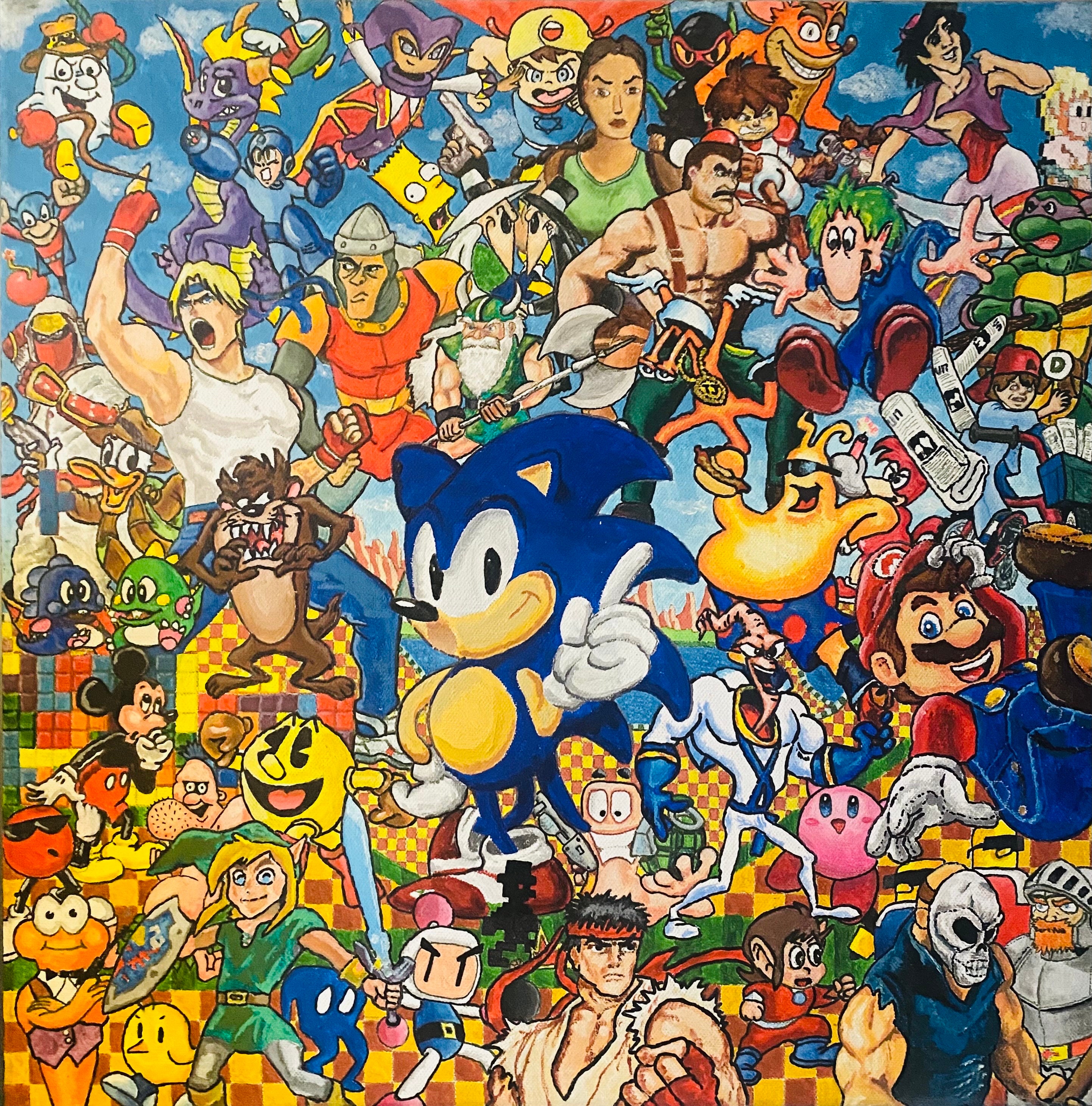 Video Game Characters Print - Etsy