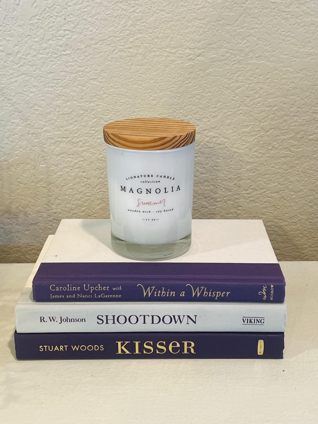 Bundle Stack Set of Purple White Books - Used - Decorative Staging ...