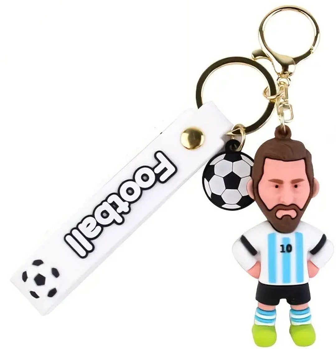 The GOAT Lionel Messi Keychain, Argentina, Inter Miami, Soccer Legend ...