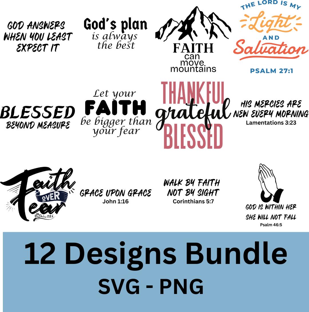 Christian Bundle SVG, Scripture Bundle, Christian Svg Bundle, Bible ...