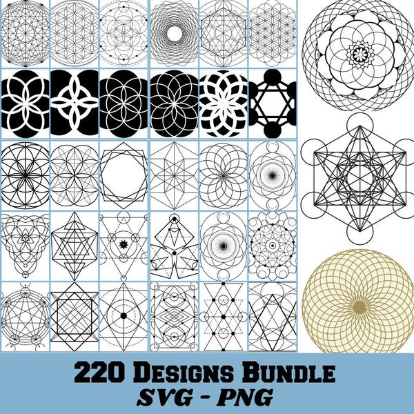 Geometry Shapes Stencil - Etsy