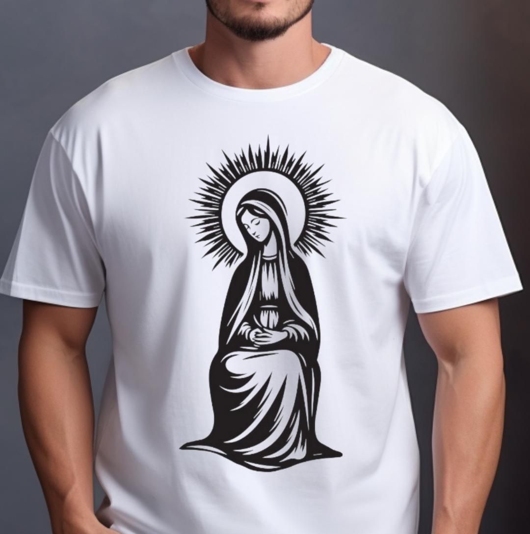 Virgin Mary SVG PNG Bundle, Mother Mary Png, Virgin Mary Vector, Mother ...
