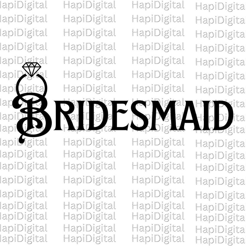 Bridesmaid SVG, Wedding Svg, Family of the Bride Svg, Bridal Party Svg ...