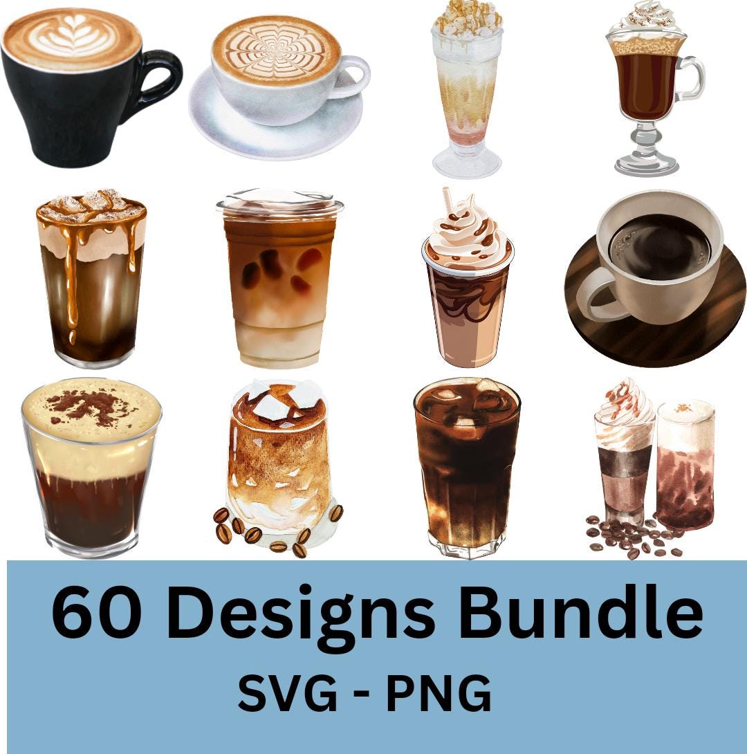 Coffee Svg Bundle, Coffee Svg Png Bundle, Coffee Bundle Png, Coffee Mug ...
