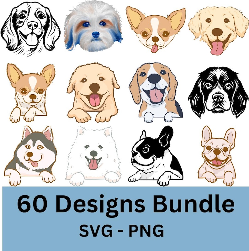 Dogs Svg Bundles, Dogs Png Bundle, Dogs Cricut, Dogs Vector, Dog Cut ...