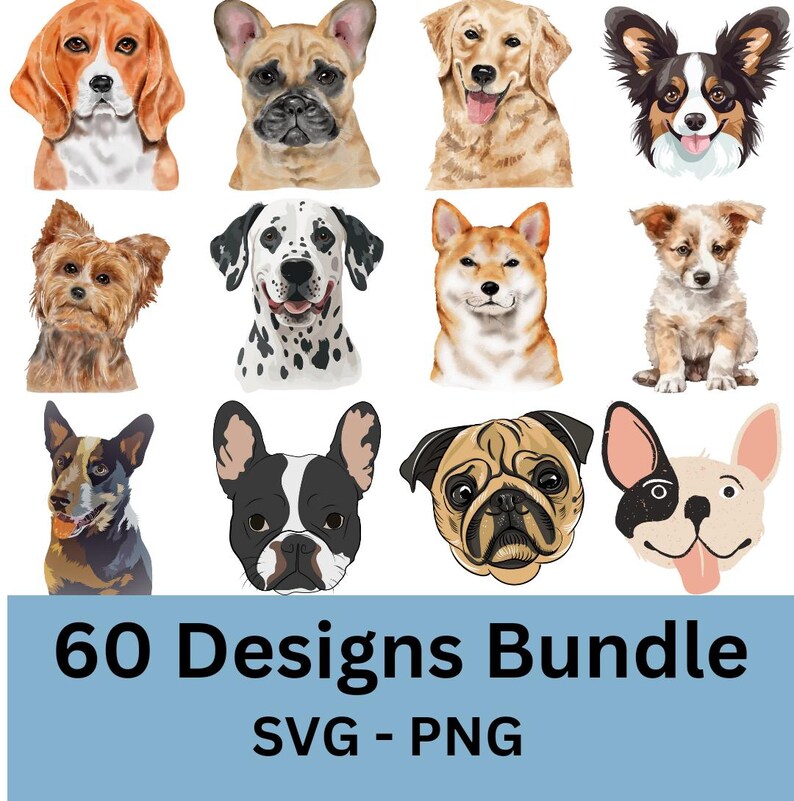 Dogs Svg Bundles, Dogs Png Bundle, Dogs Cricut, Dogs Vector, Dog Cut ...