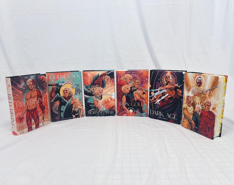 Red Rising Dust Jackets Full Set - Etsy