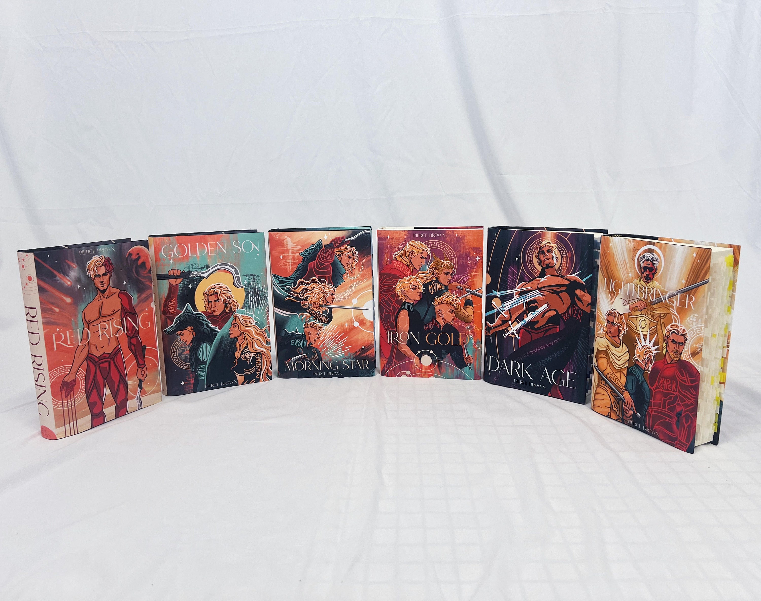Red Rising Dust Jackets Full Set - Etsy