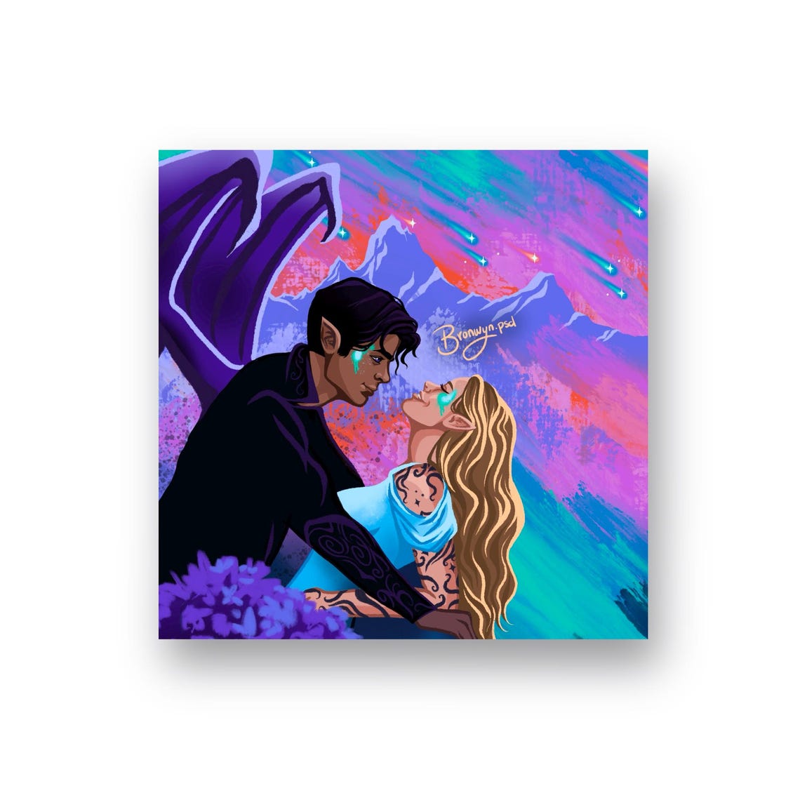 Starfall Print - Etsy