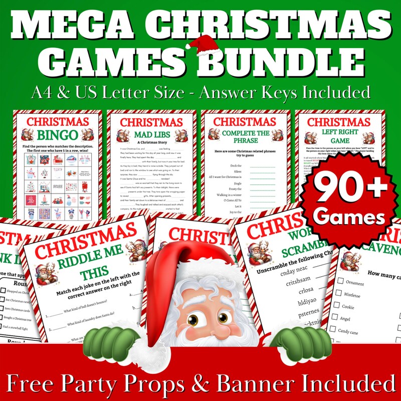 Christmas Games - Etsy