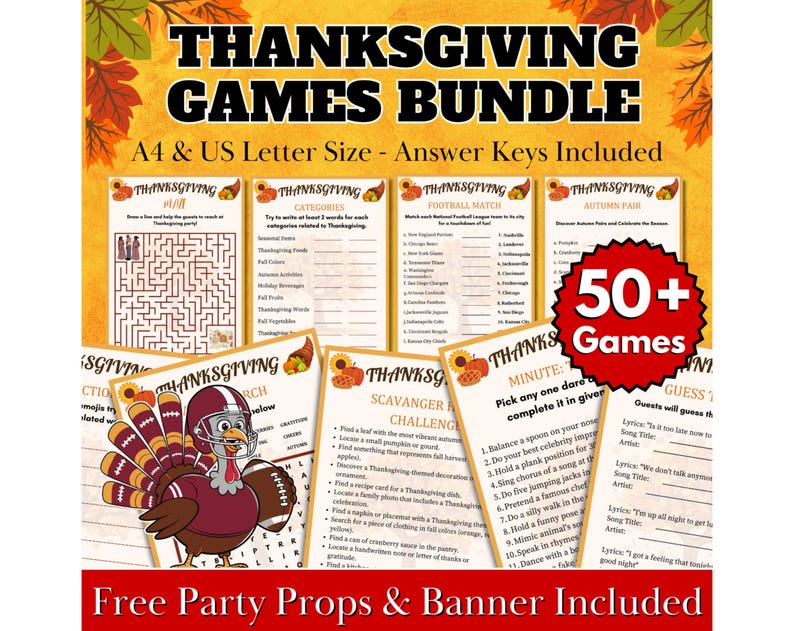 50+ Thanksgiving Games, Thankful Games, Thanksgiving Party Games ...
