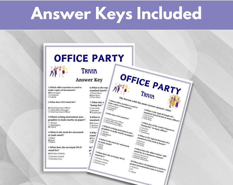 35 + Office Party Games Bundle, Team Building Games, Staff Appreciation Activities, Office Games ...