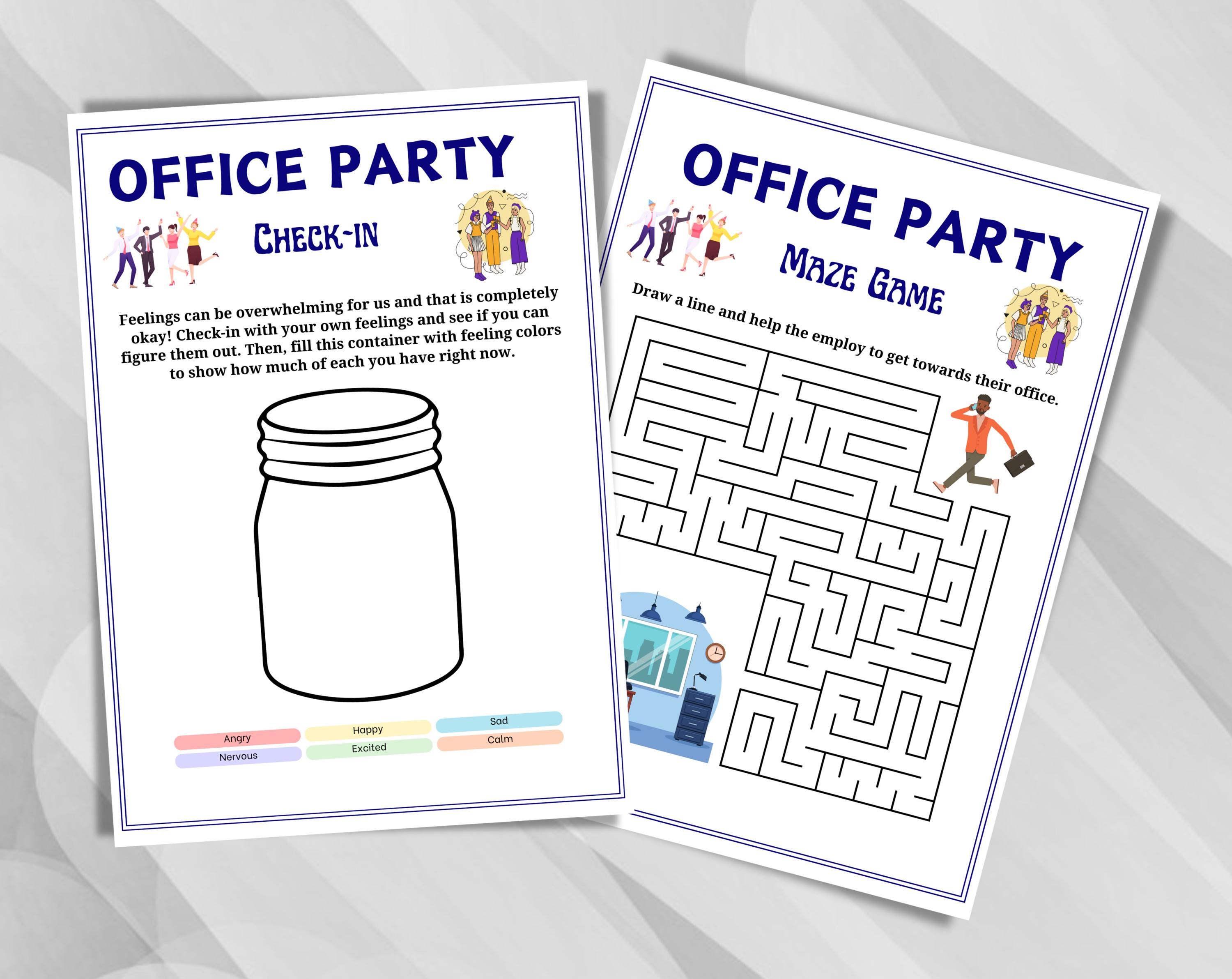 35 Office Party Games Bundle, Team Building Games, Staff Appreciation ...