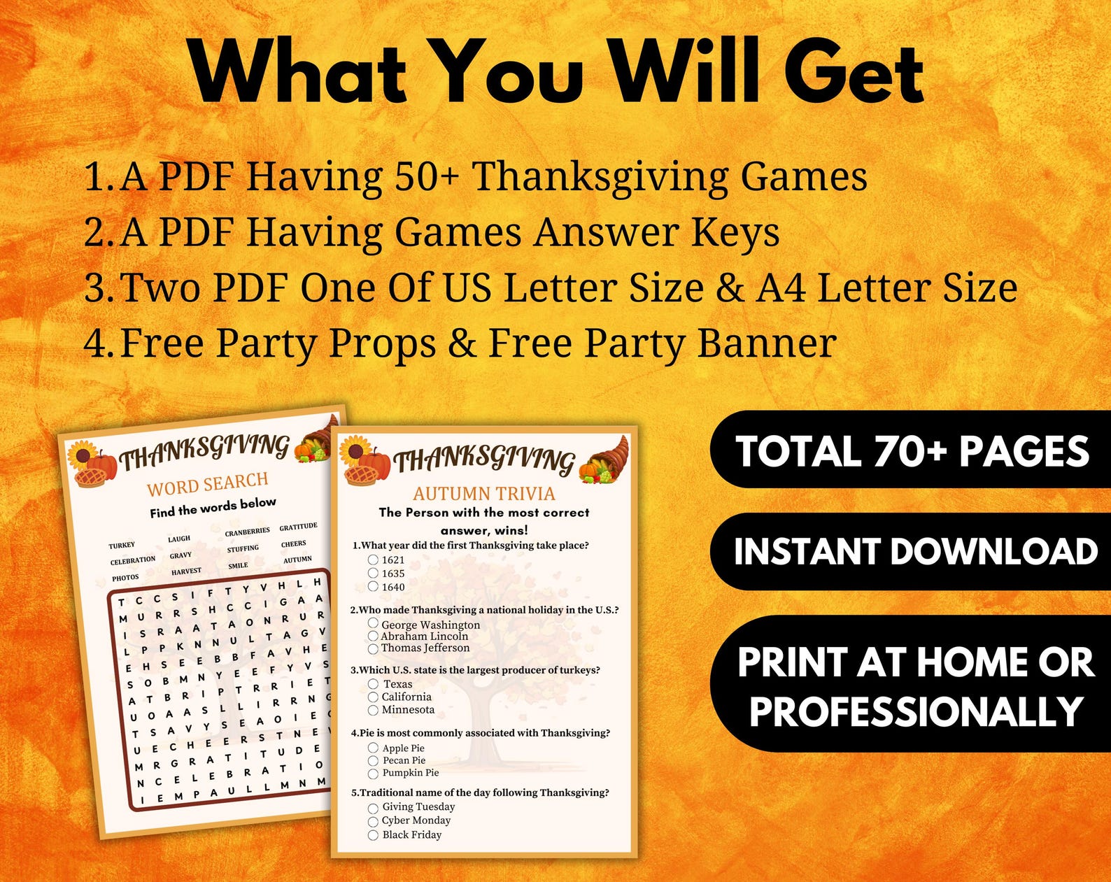 50+ Thanksgiving Games, Thankful Games, Thanksgiving Party Games ...