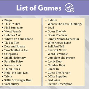 35 Office Party Games Bundle, Team Building Games, Staff Appreciation ...