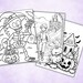 80 Halloween Coloring Book for Kids, Spooky Season Coloring Pages ...