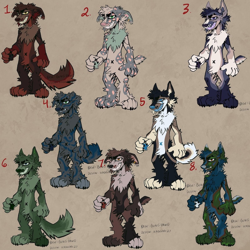 Furry Adopt Punk - Etsy