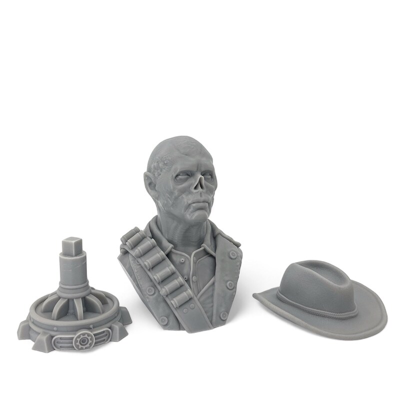 Fallout Ghoul Mutant Bust Resin 3D Printed Kit - Etsy