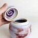 5 Cu/in Mini Keepsake Urn Handheld Mini Keepsake Handmade Pottery ...