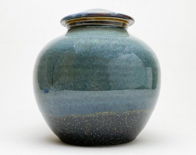 Handmade Pottery Cremation Urn - Medium Size - Holds Approximately 150 ...