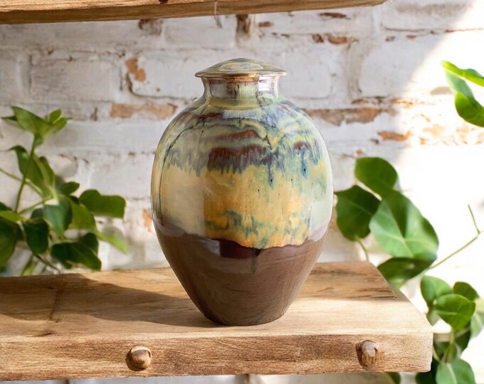 500 Cu/in Handmade Cremation Urn Double Urn Companion Urn XL Size ...