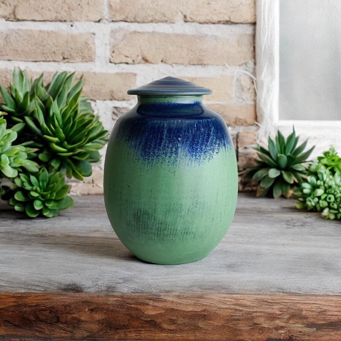 Handmade Pottery Cremation Urn for Adults - Large Size - Holds ...