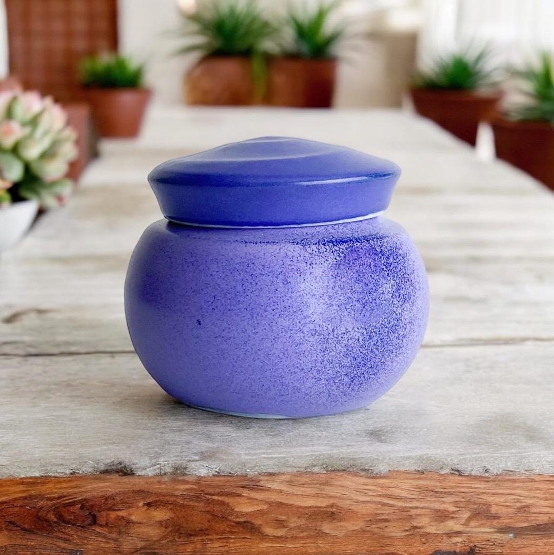 Mini Keepsake Small Urn Tiny Handheld Mini Keepsake Handmade Pottery ...