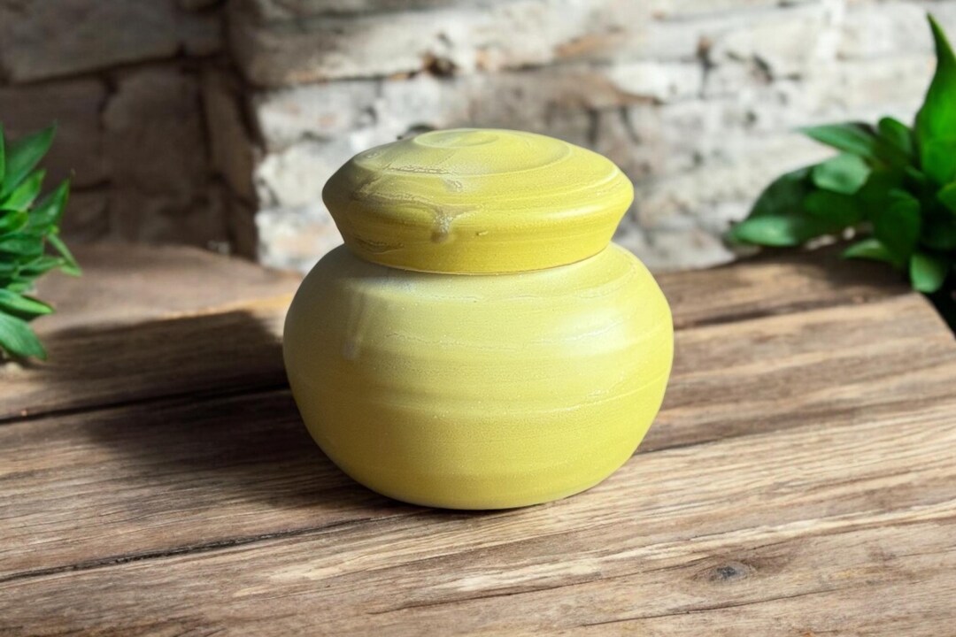 5 Cu/in Mini Keepsake Urn - Handheld Mini Keepsake - Handmade Pottery ...