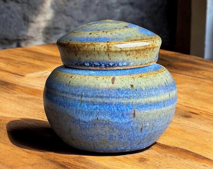 5 Cu/in Mini Keepsake Urn - Handheld Mini Keepsake - Handmade Pottery ...