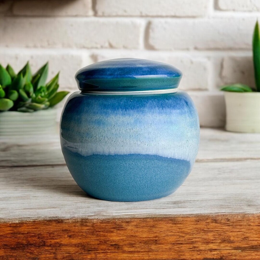 65 Cu/in Small Size - Pet Urn - Urn for Human Ashes - Handmade Pottery ...