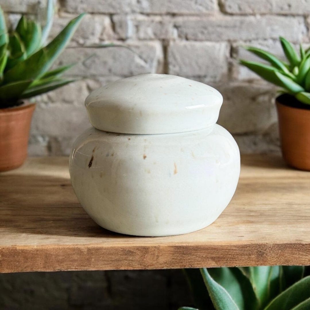 5 Cu/in Mini Keepsake Urn Handheld Mini Keepsake Handmade Pottery ...