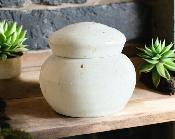 5 Cu/in Mini Keepsake Urn - Handheld Mini Keepsake - Handmade Pottery ...