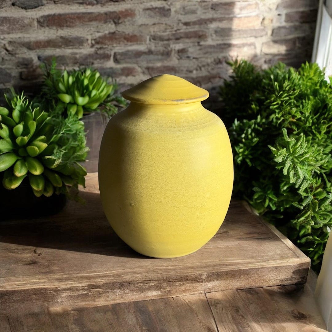 240 Cu/in Handmade Cremation Urn for Adults Large Size Holds ...