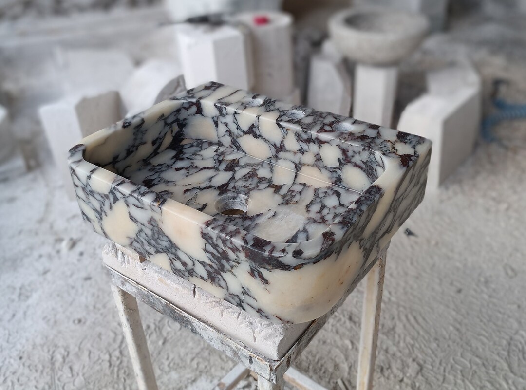Available, Calacatta Viola Marble Sink, Violet Sink Monet Sink ,vagli ...
