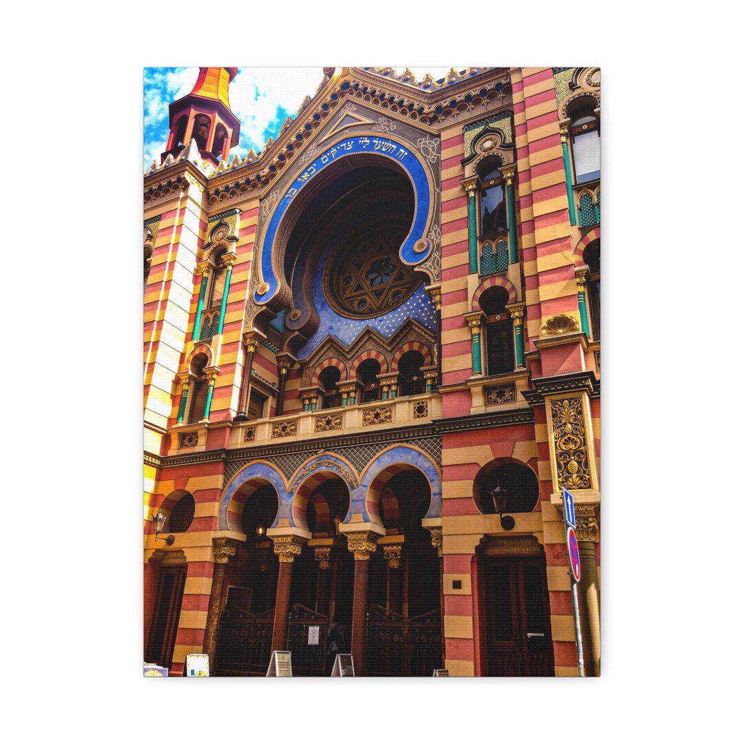 Colorful Synagogue Architecture Canvas Print – Ready to Hang - Etsy
