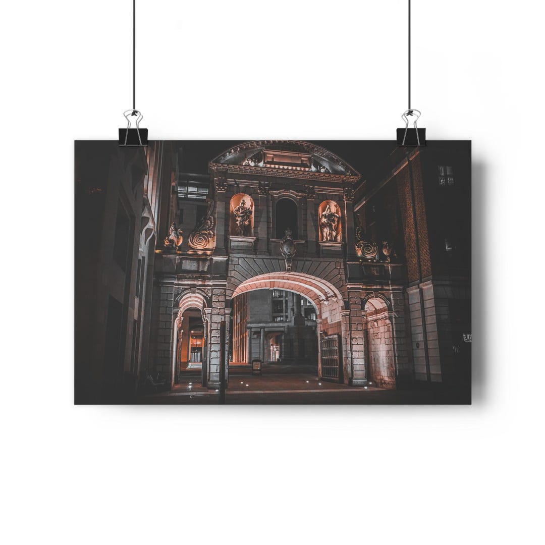 Ceremonial Gate Print - Historic London Architecture Beside St Pauls ...