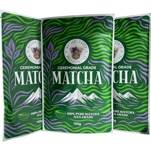 Mother Earth Ceremonial Grade Matcha. Organic, Vegan. (100g) 50 ...