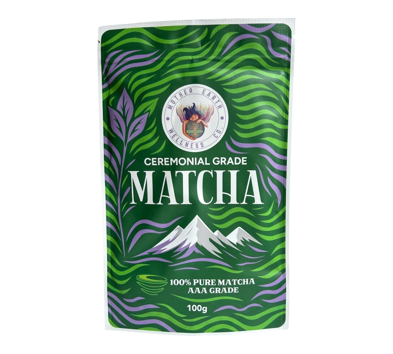 Mother Earth Ceremonial Grade Matcha. Organic, Vegan. (100g) 50 ...