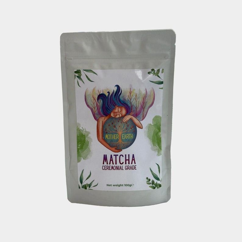Mother Earth Ceremonial Grade Matcha. Organic, Vegan. (100g) 50 ...