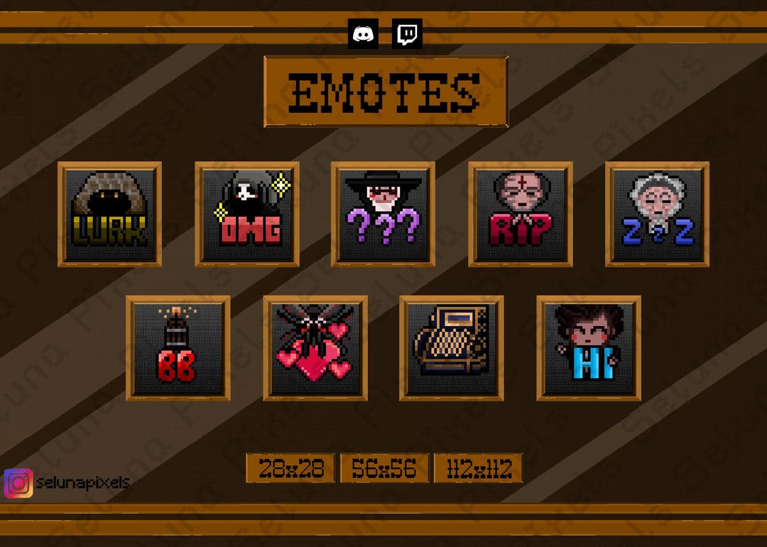 Hunt Showdown - Twitch/discord Emotes/pixel Art INSTANT DOWNLOAD - Etsy