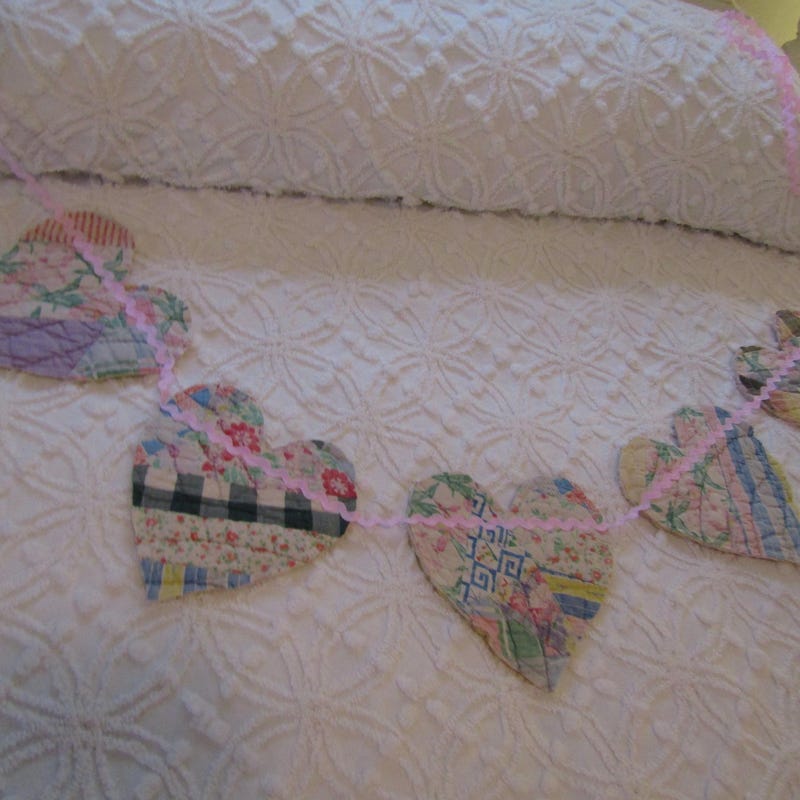 Heart Quilt Banner - Etsy