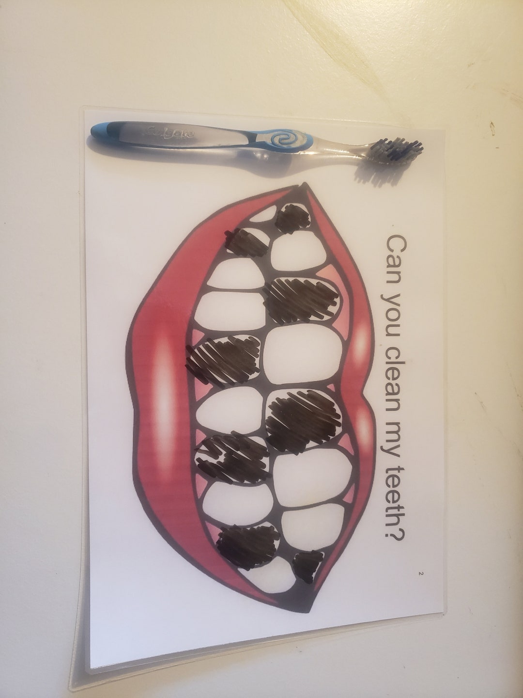 Teeth Cleaning Activity - Etsy