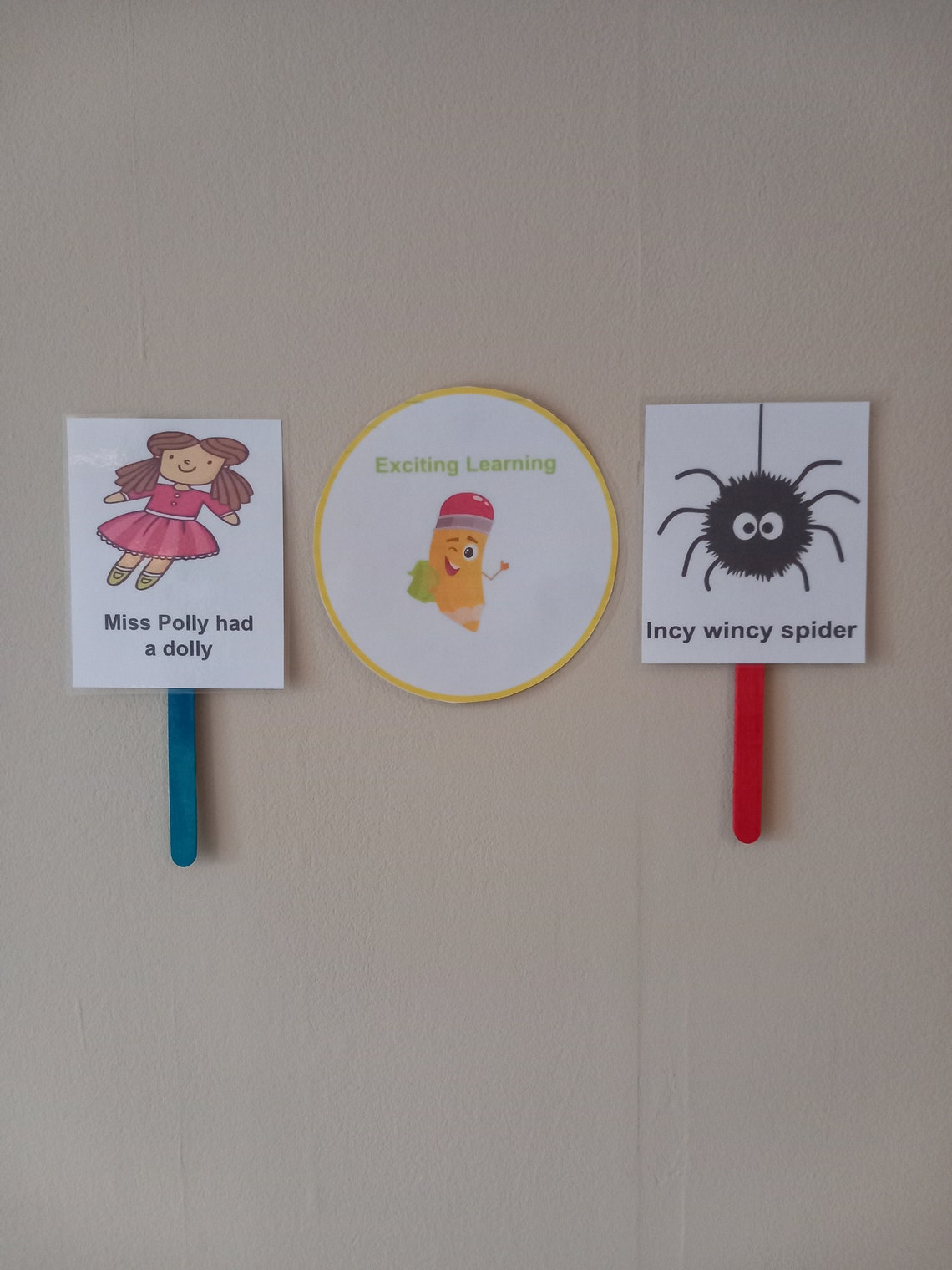 Nursery Rhyme Lollipop Cards - Etsy